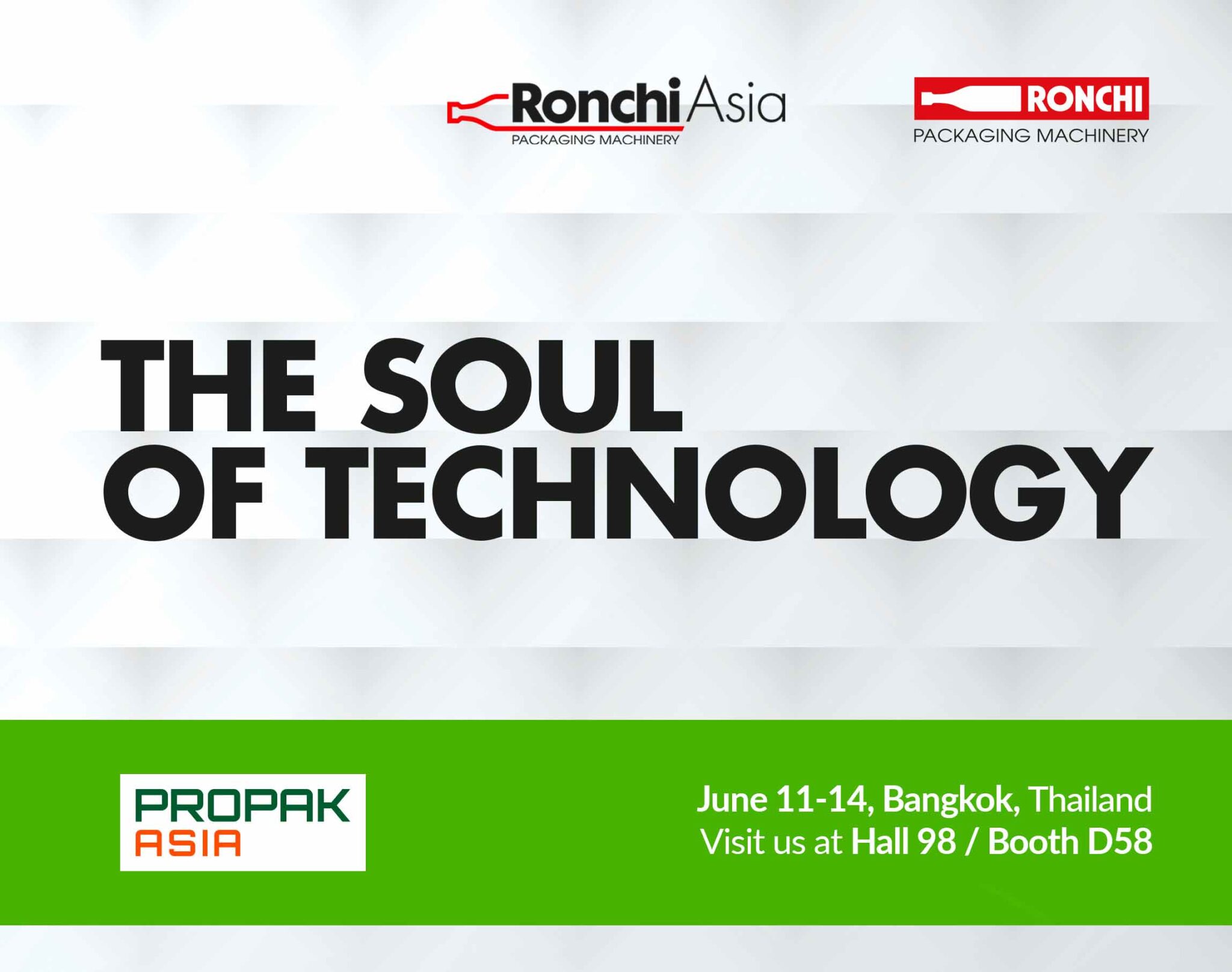 Ronchi Packaging | PROPAK ASIA 2025 – Bangkok